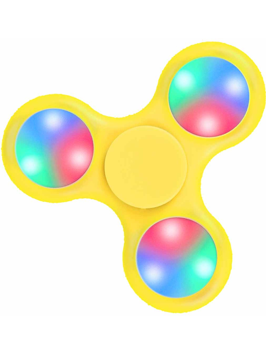 Yellow Light Up Fidget Spinner