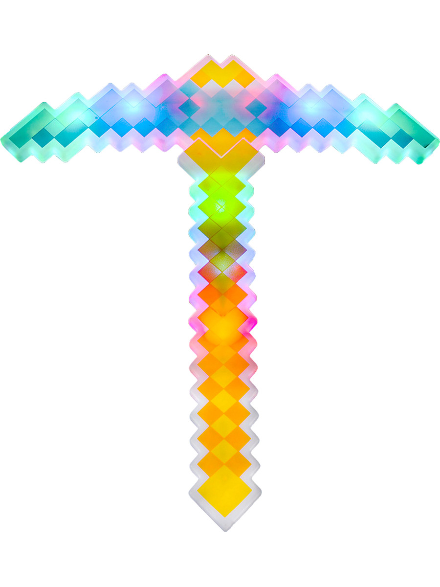 Light Up Pixel Pickaxe