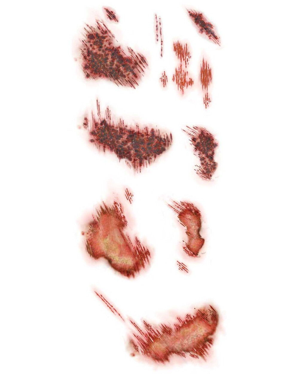 Road Rash Scrapes Trauma Victim Tattoos