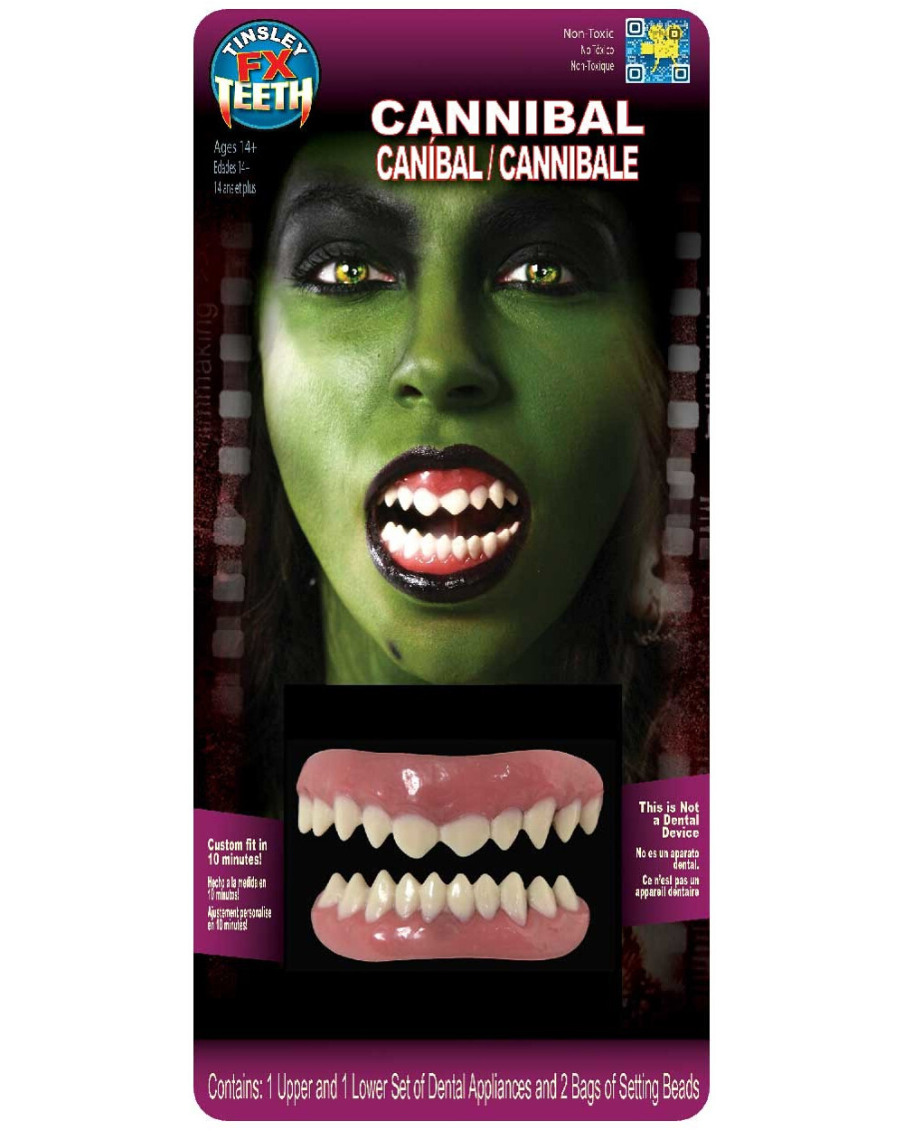 Custom Fitting Mold Cannibal Teeth