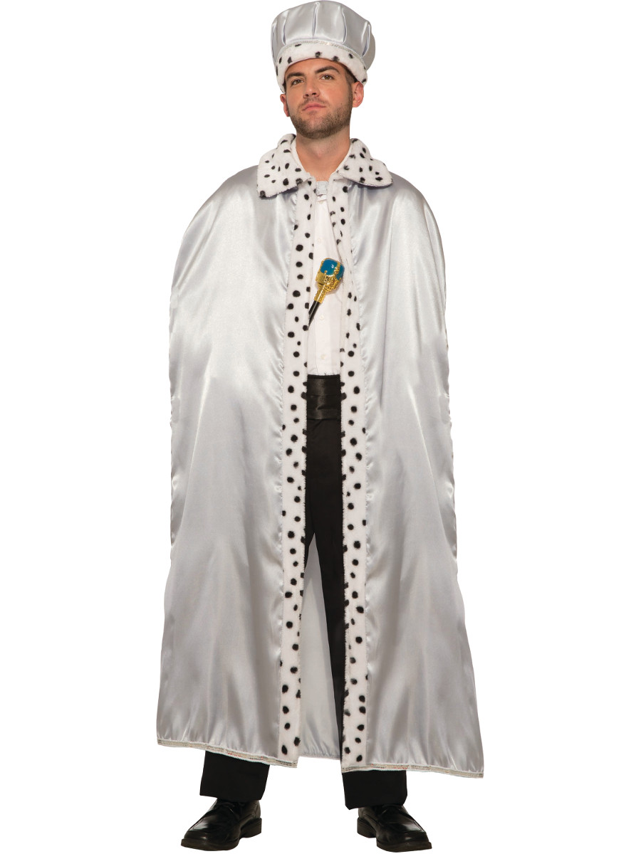 Sleek Silver King Cape