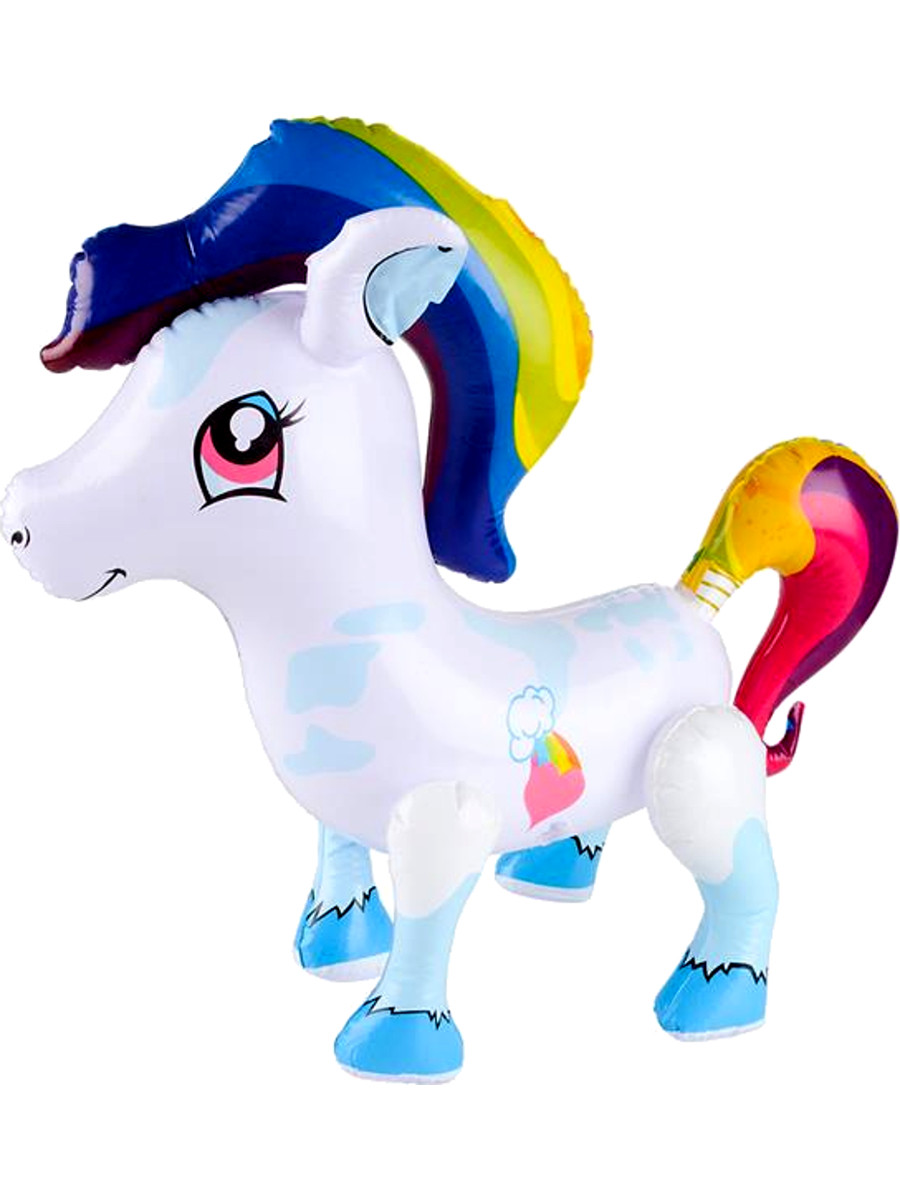 White Inflatable Pony Horse Stallion Party Decoration