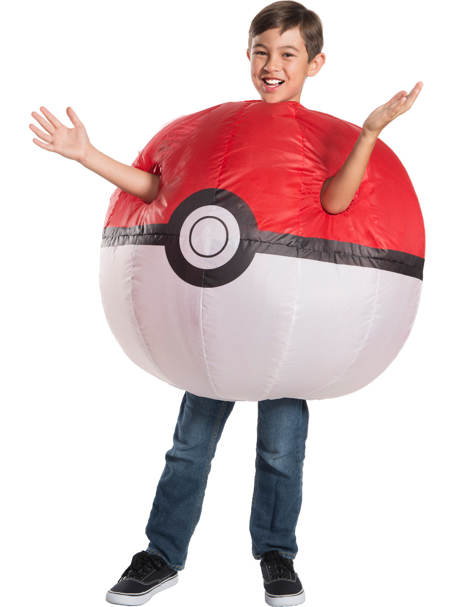 Inflatable Pokemon Pokeball Kid's Costume