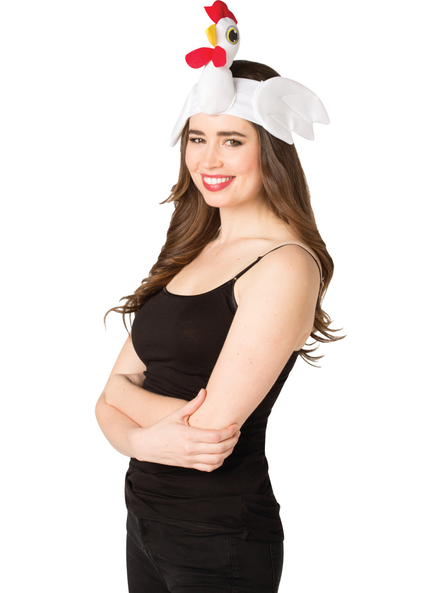 White Chicken Animal Headband