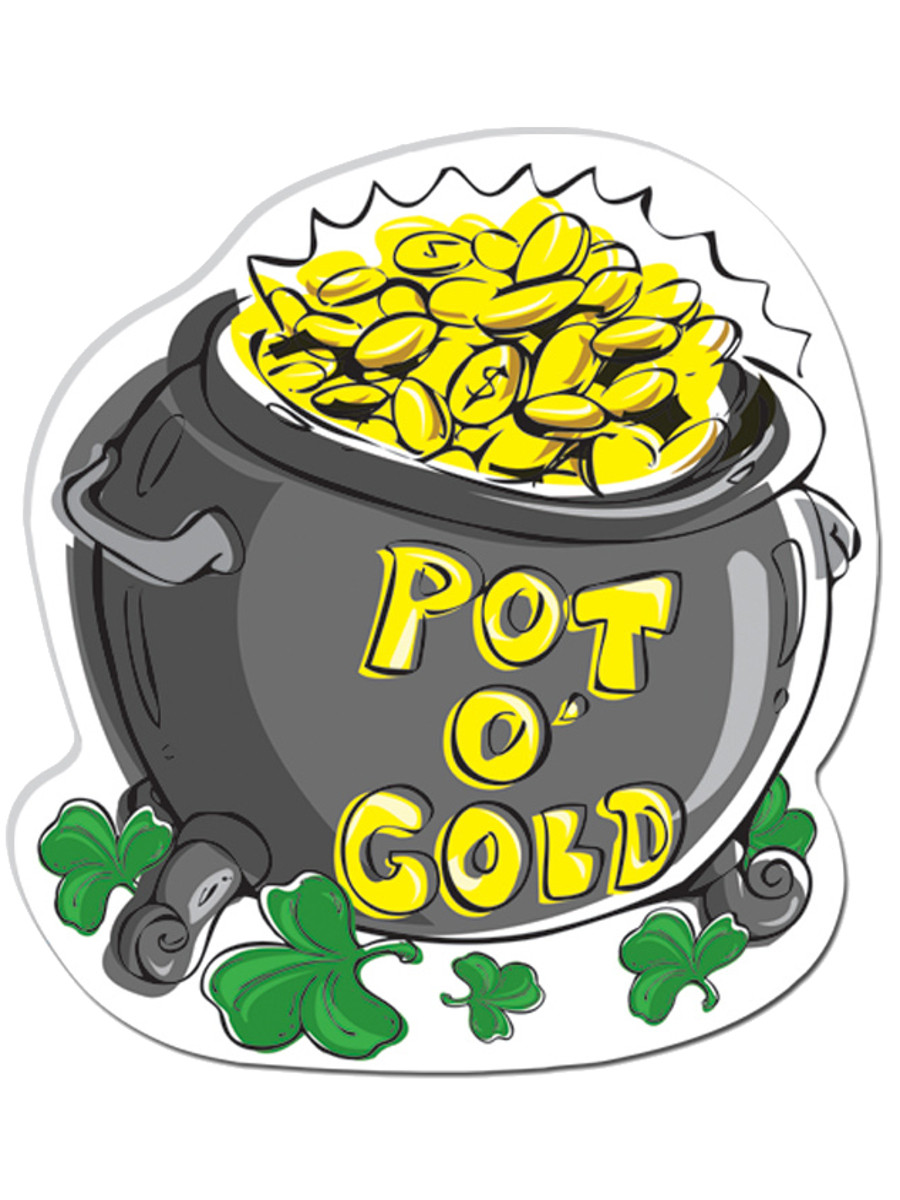 St. Patrick's Day Pot O' Gold Cut Out