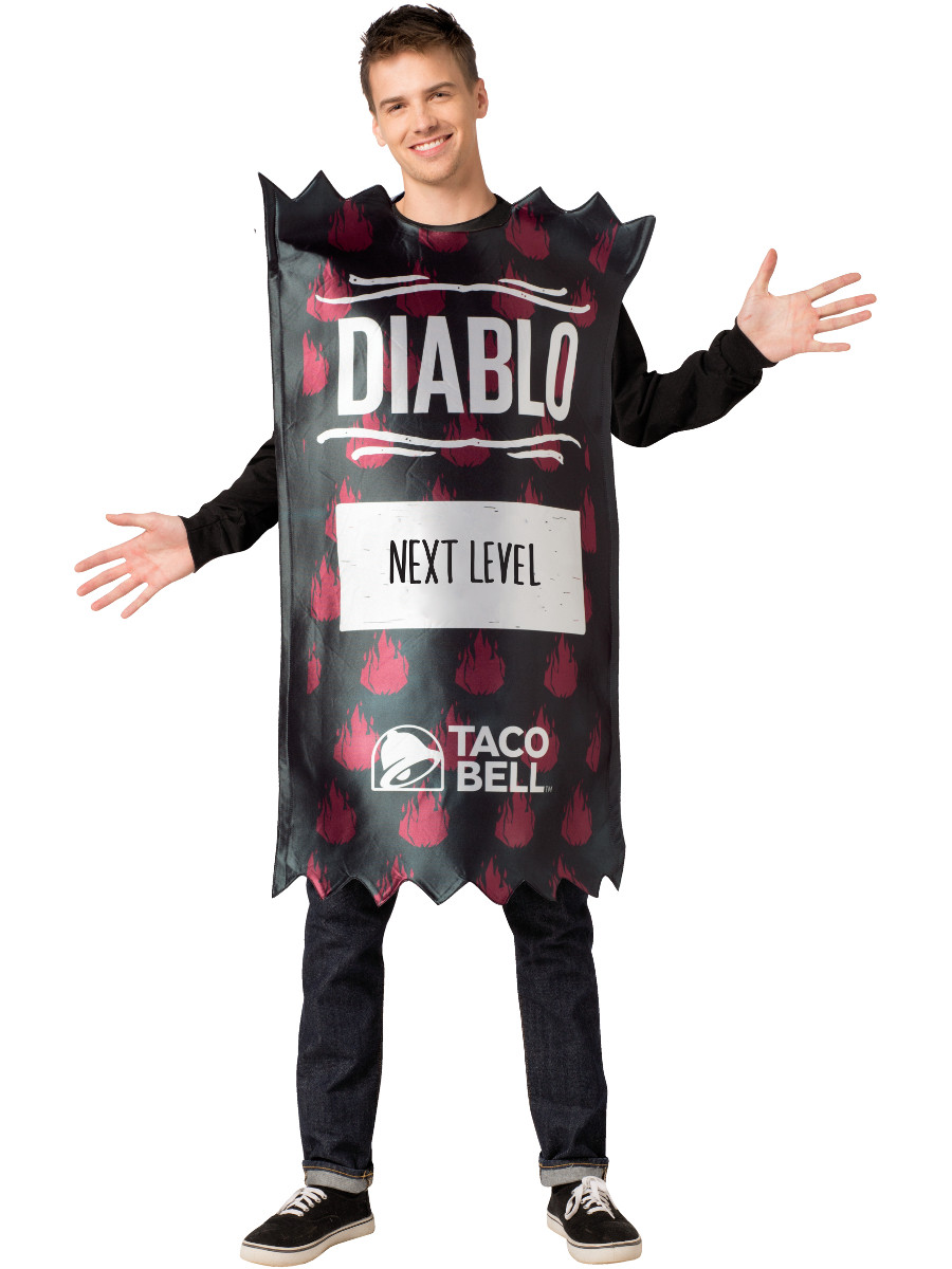 Adult Taco Bell Diablo Sauce Packet Costume