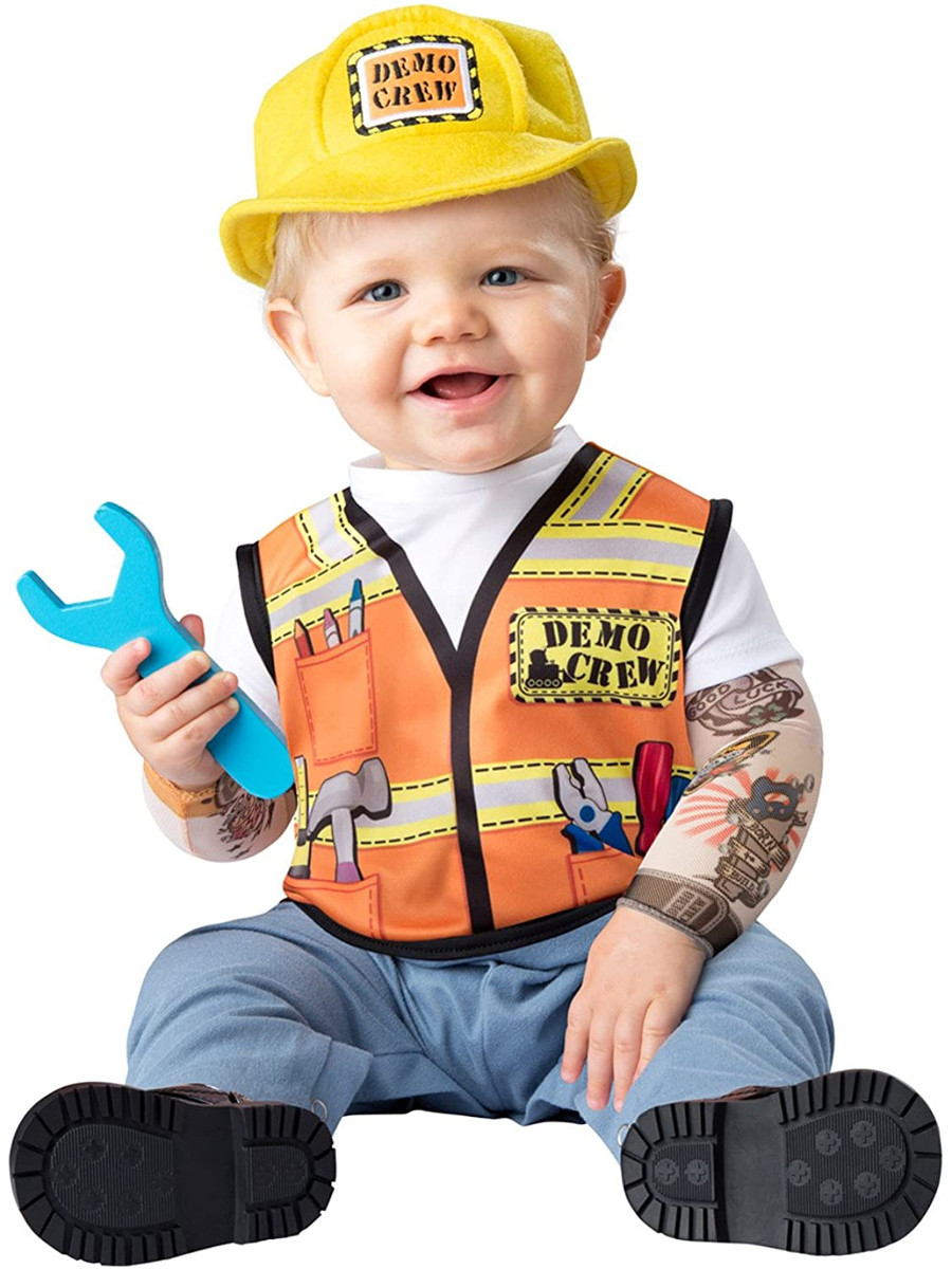 Child's Construction Demo Crew Baby Costume