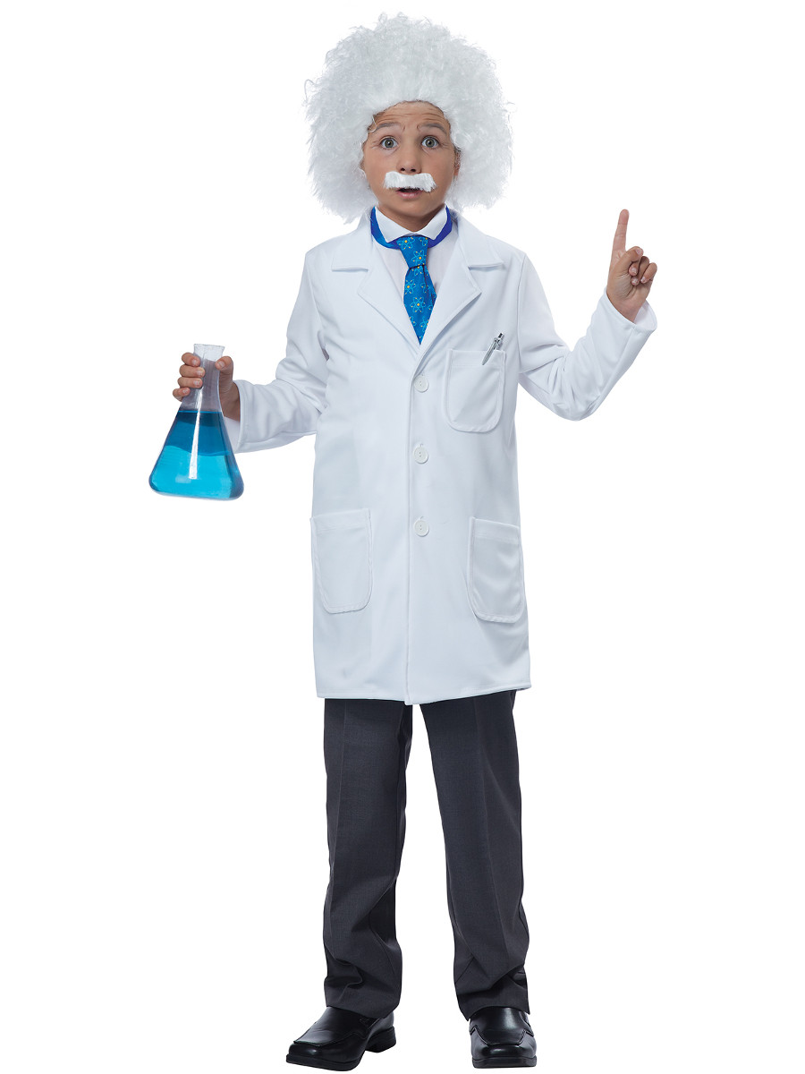 Albert Einstein Lab Coat Kid's Costume