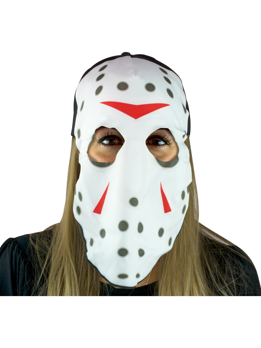 Hockey Goalie Killer Fan Mask Baseball Mask Hat Costume Accessory