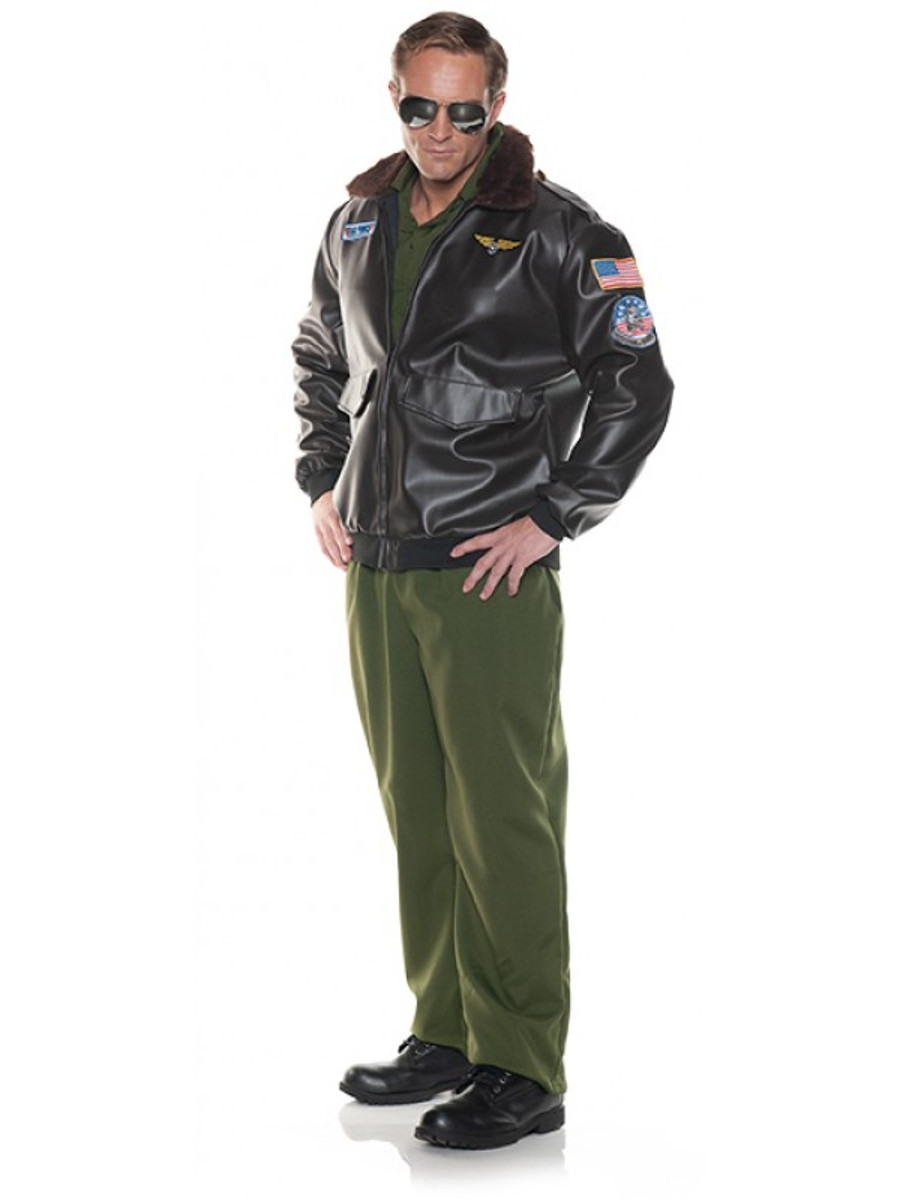 Men's Top Flight Pilot Loner Costume Jacket Large 42-46