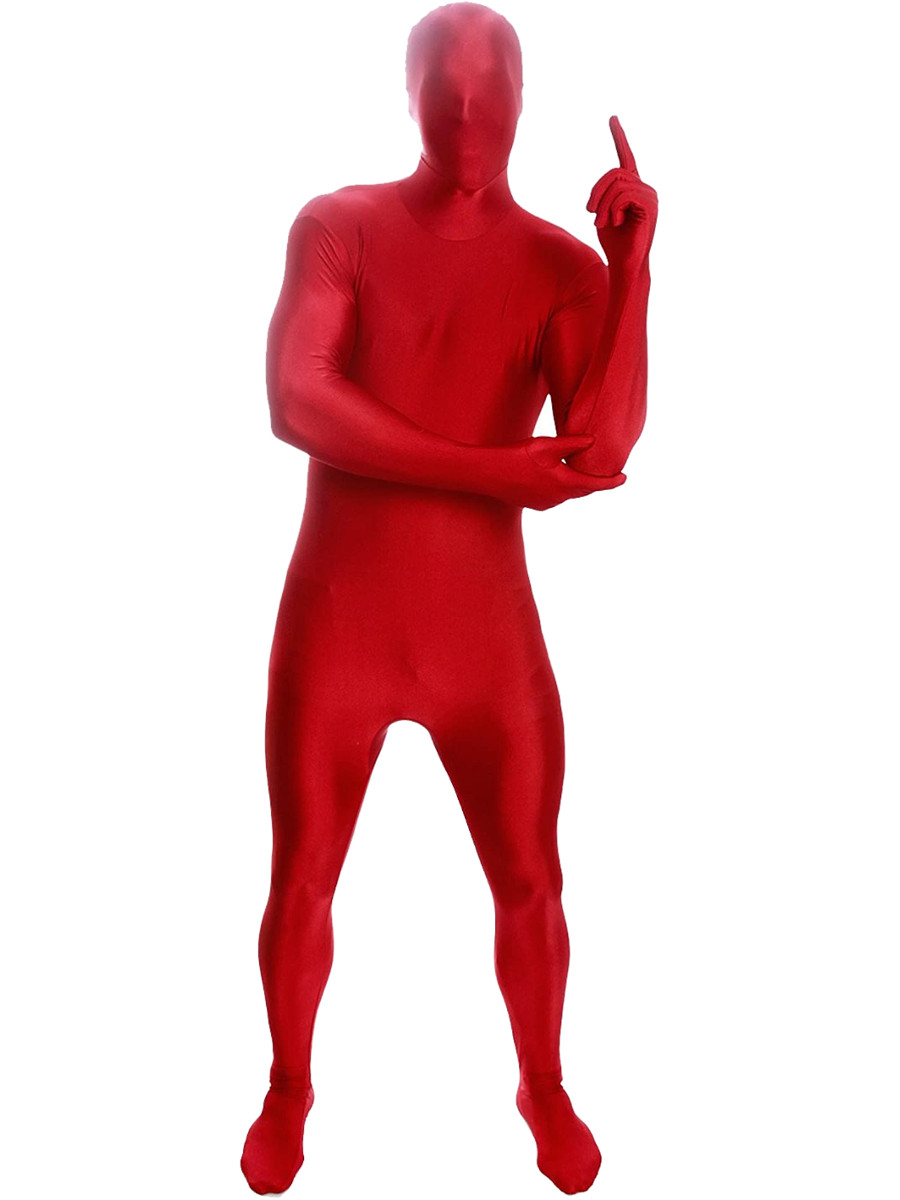 Classic Maroon Morphsuit Adult's Costume