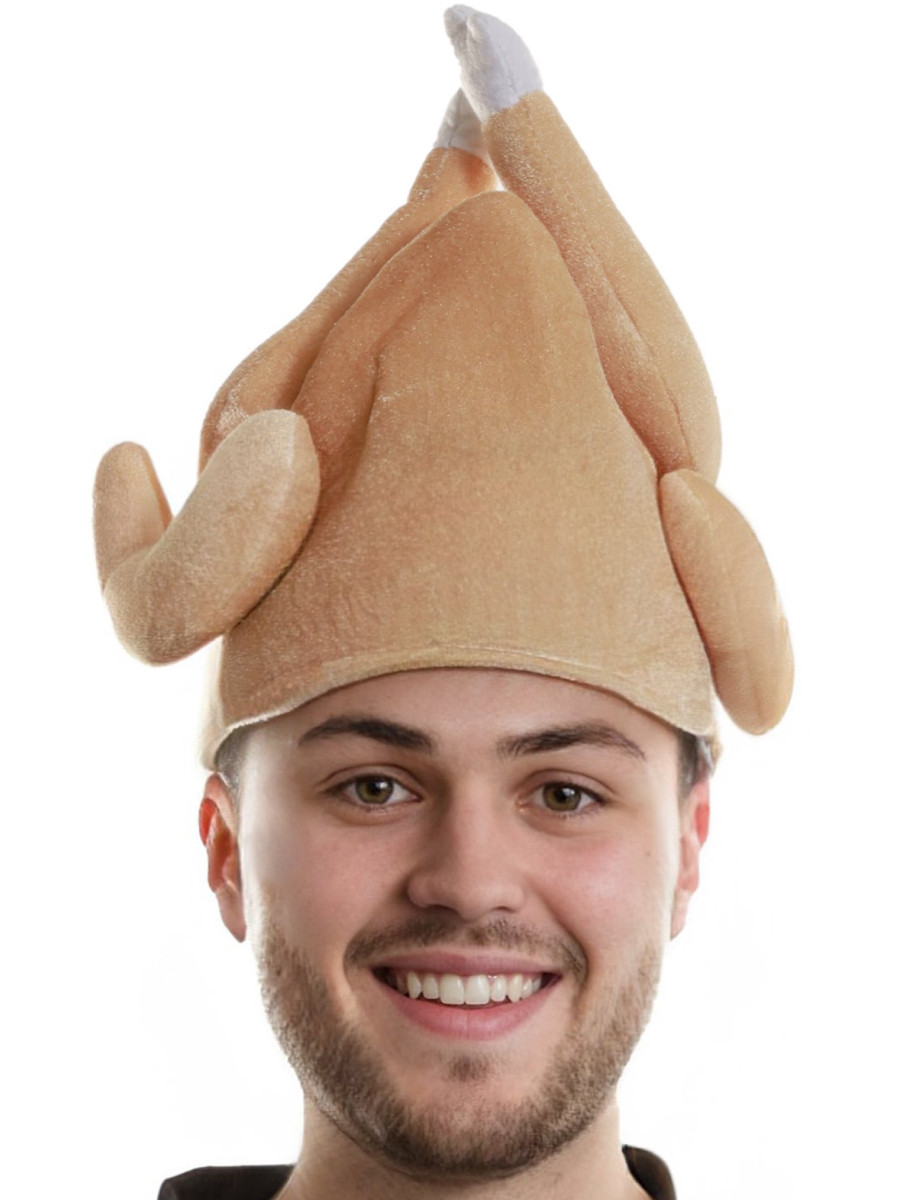 Plush Roasted Turkey Thanksgiving Hat