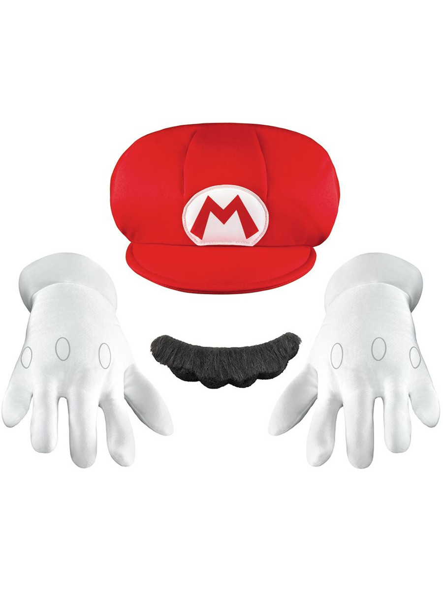 Child's Super Mario Brothers Mario Costume Accessory Kit