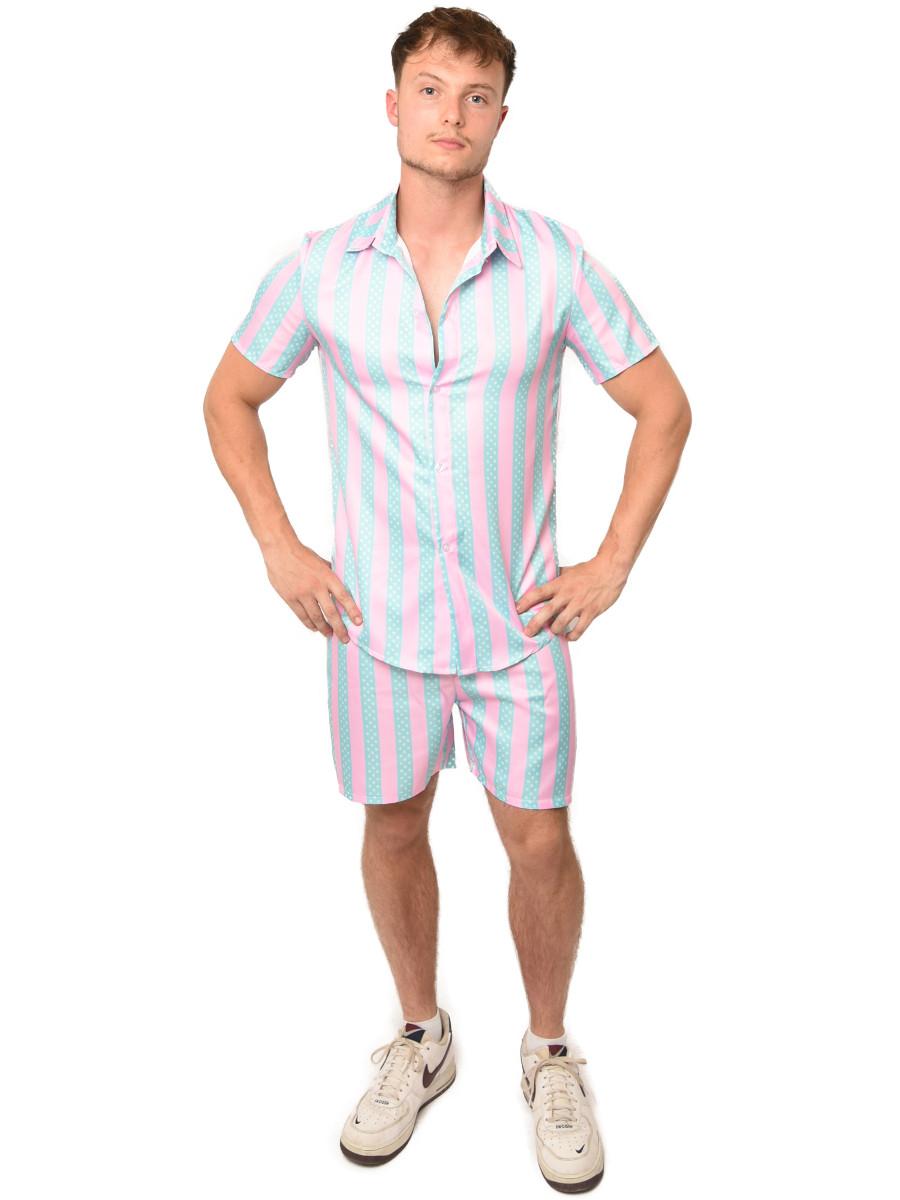 Iconic 80s Boyfriend Fashion Doll Summer Casual Outfit Men's Costume