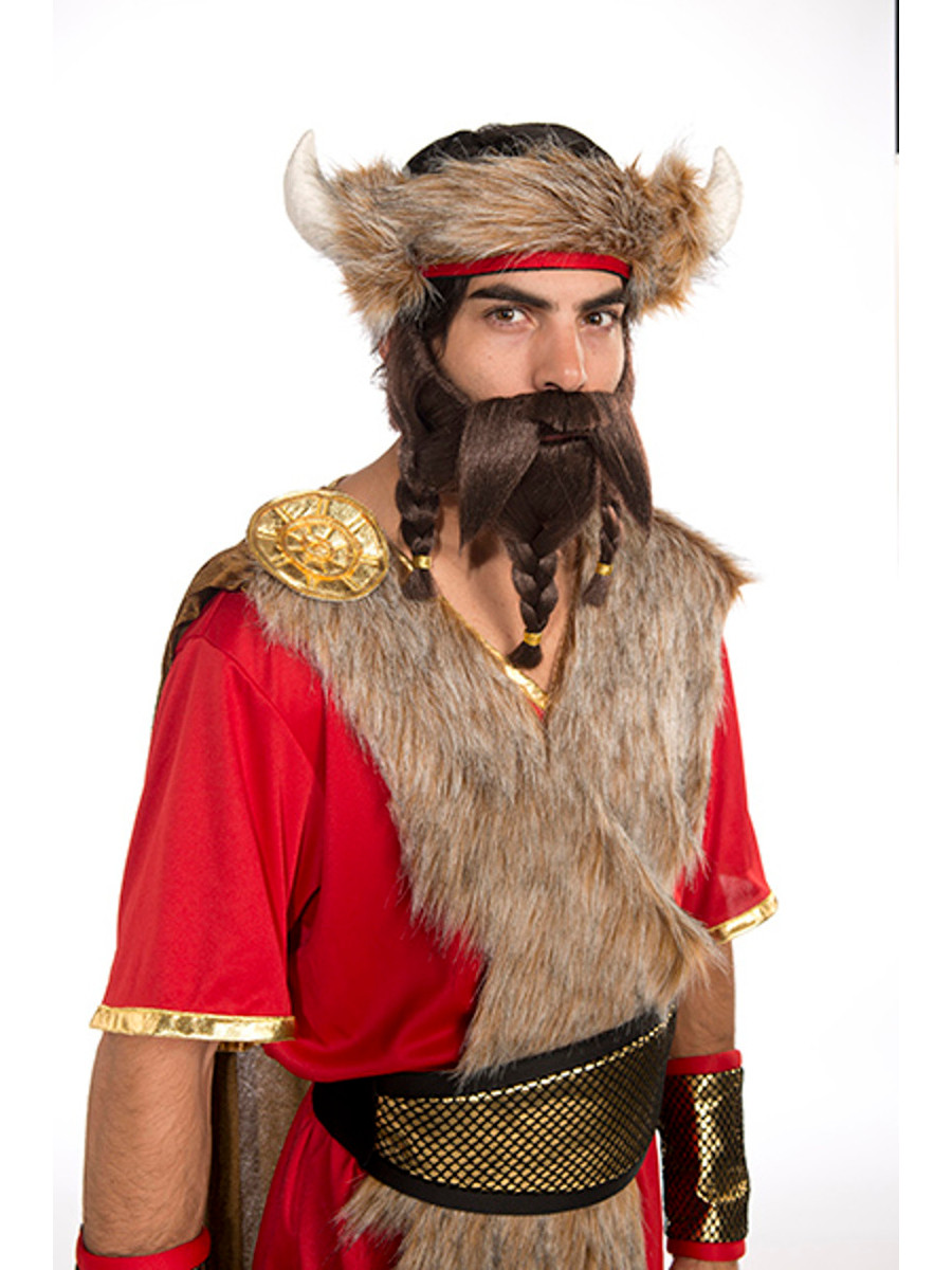 Blonde Roman Beard and Moustache