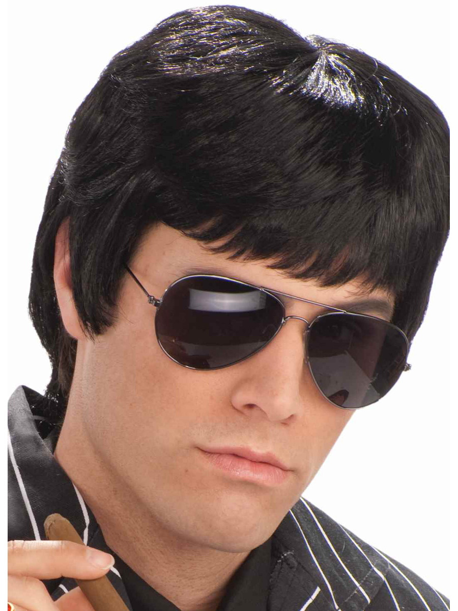 Black Tough Guy Wig