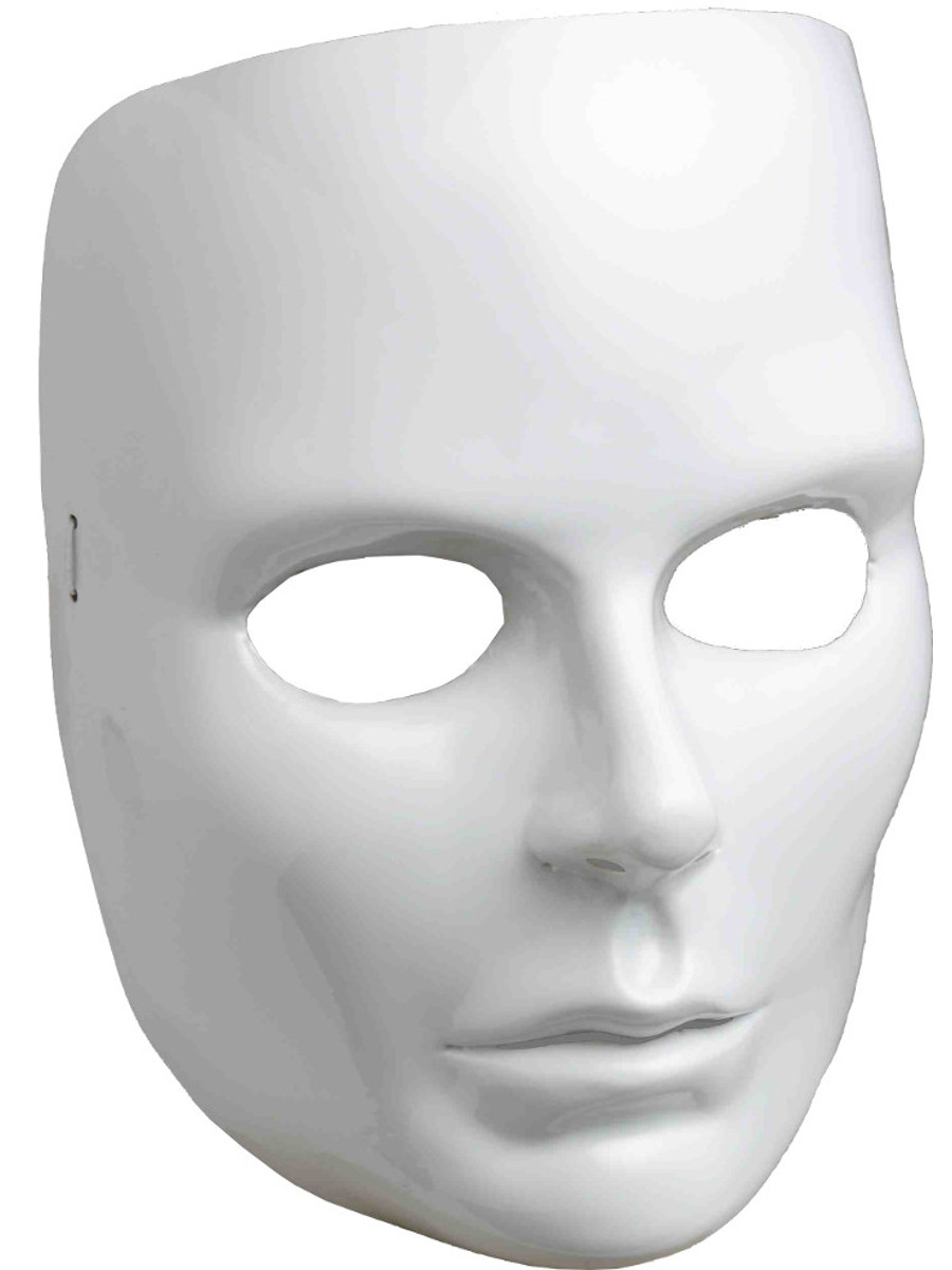 White Female Face Mask