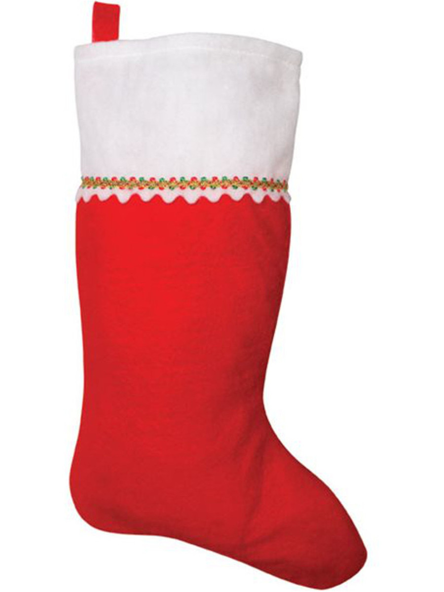 16" Red Felt Christmas Stocking