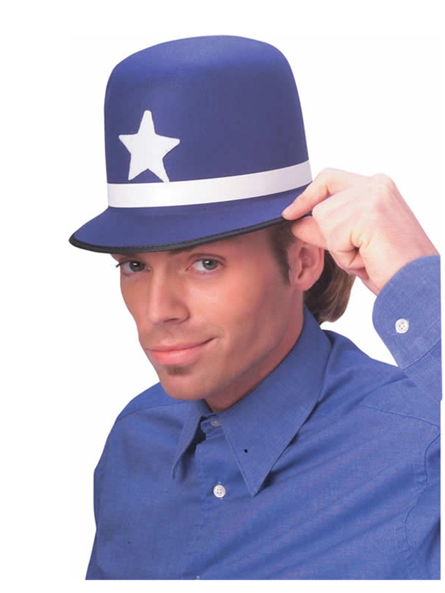 Adult Durashape Keystone English Bobby Police Cop Hat