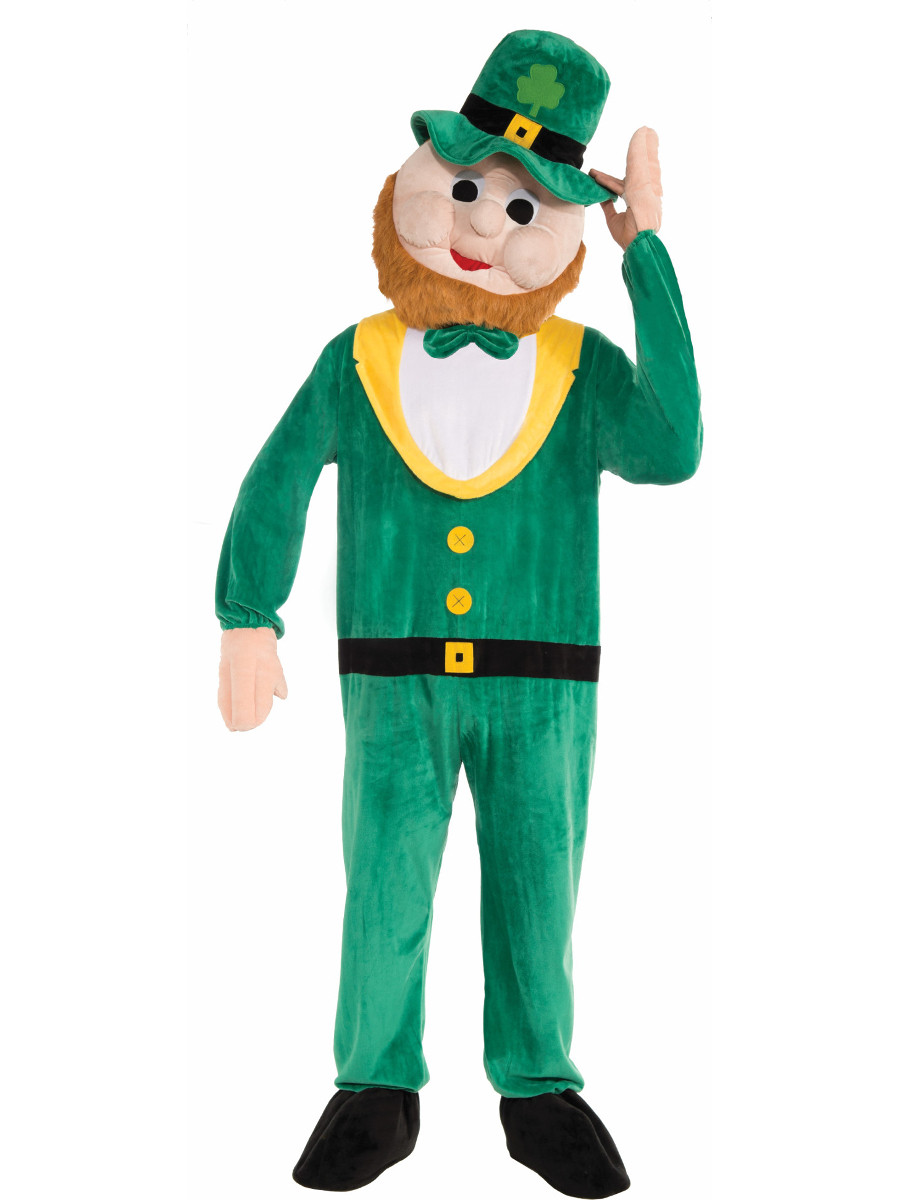 St Patricks Day Leprechaun Mascot Costume