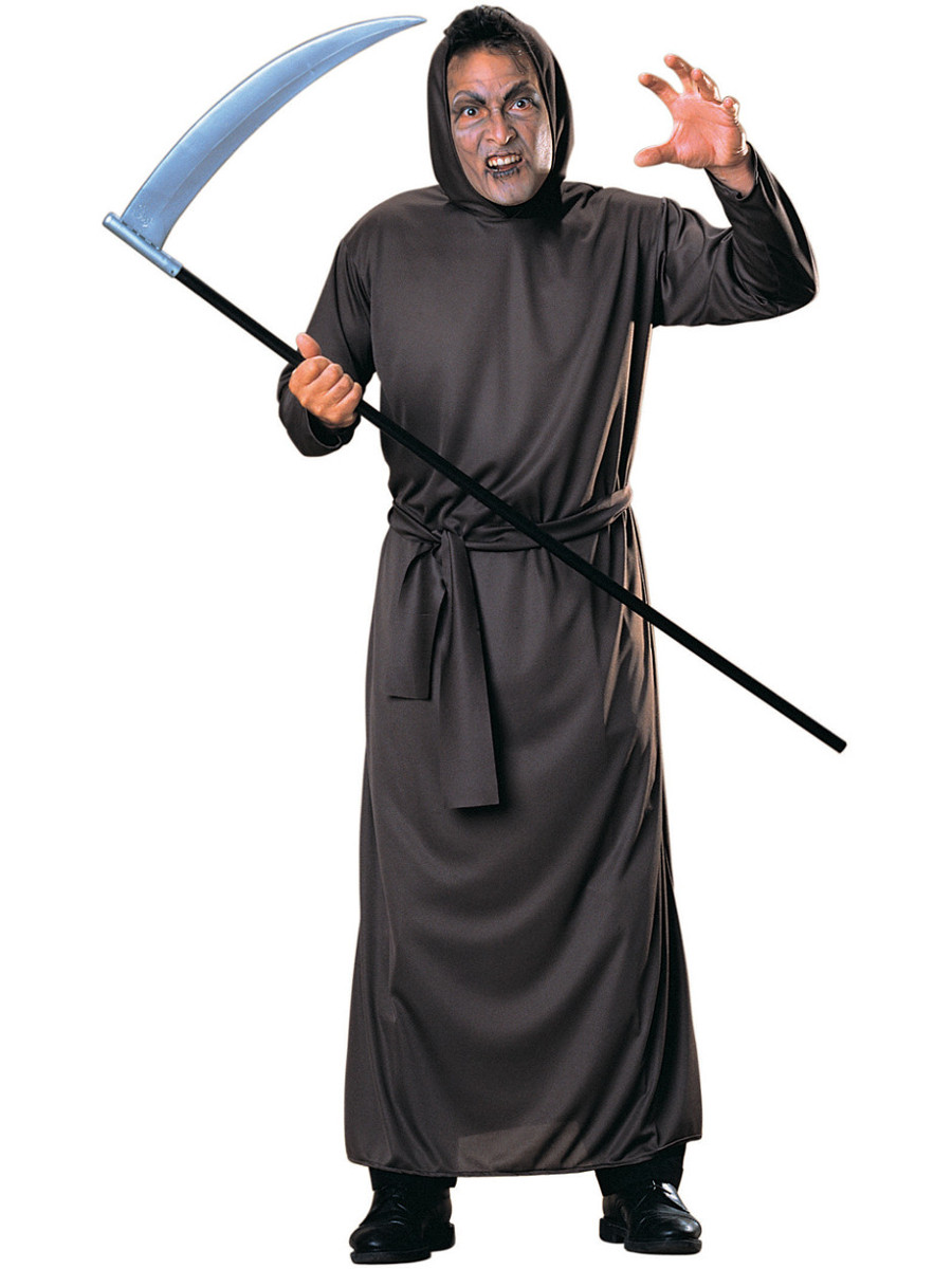 Adult Brown Hooded Robe