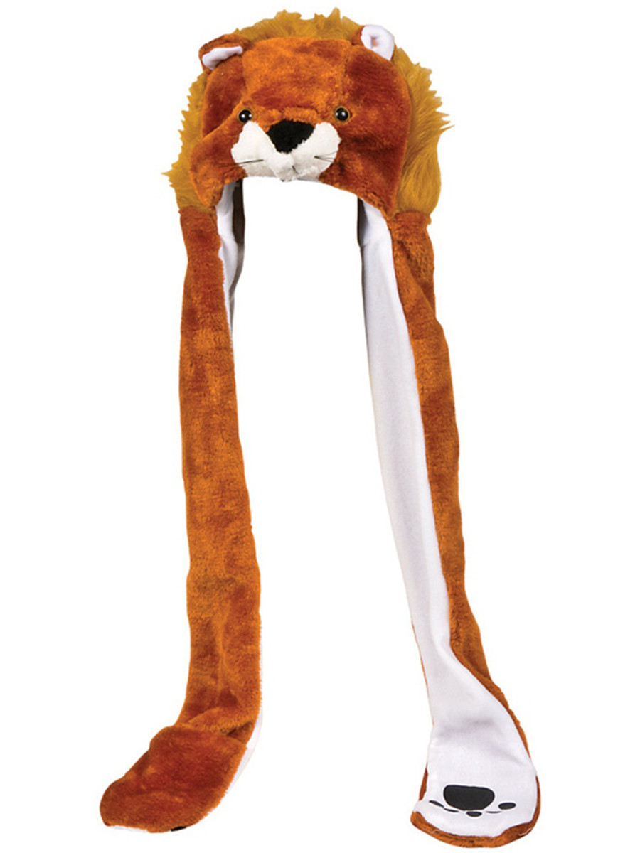 Plush Lion Hat With Long Paws