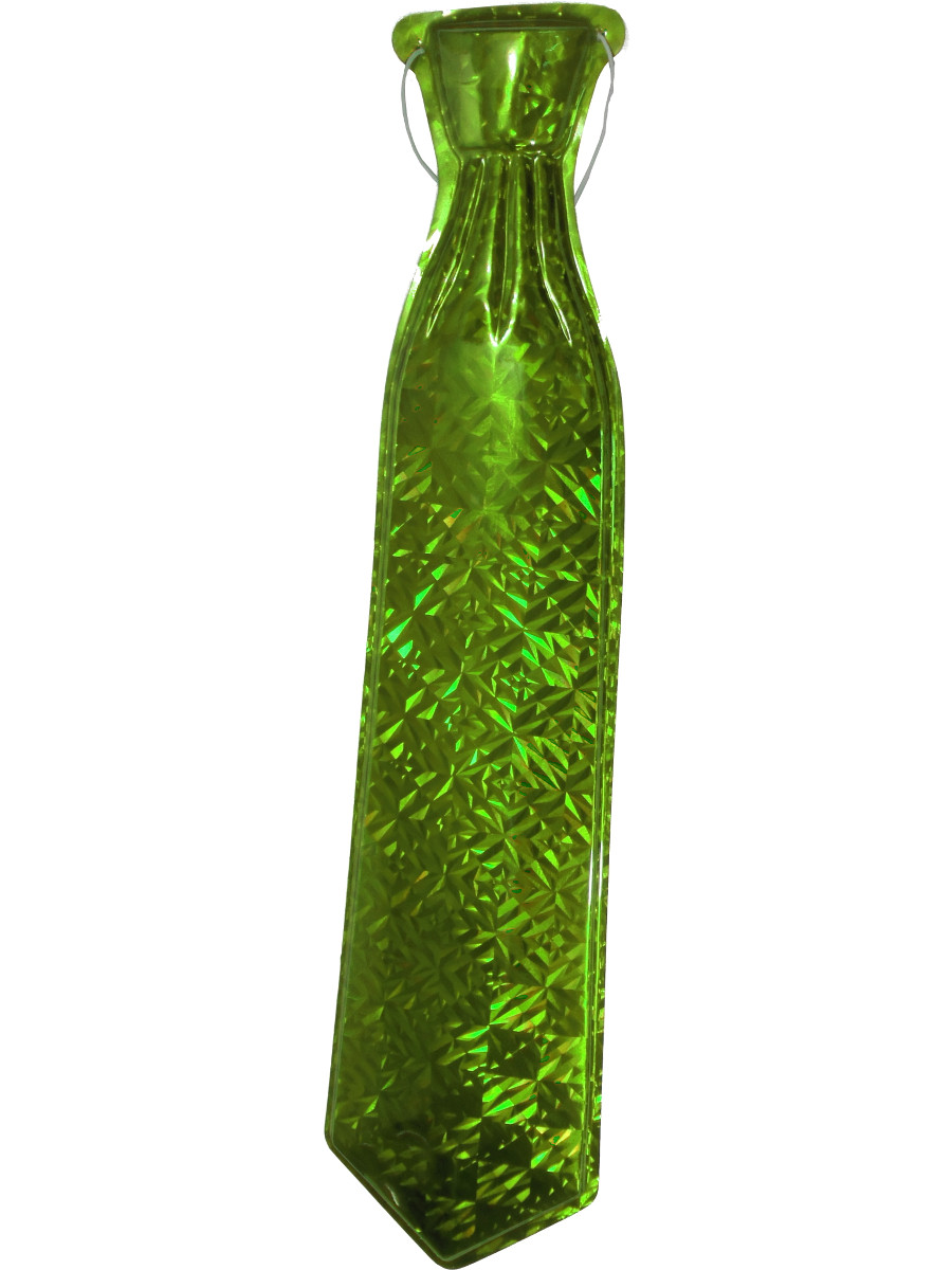 Yellow Mylar Long String Tie