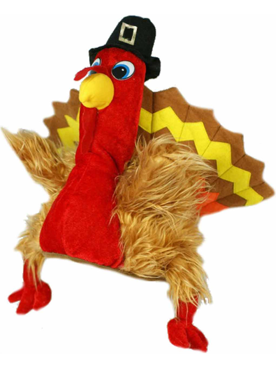Plush Thanksgiving Turkey Hat