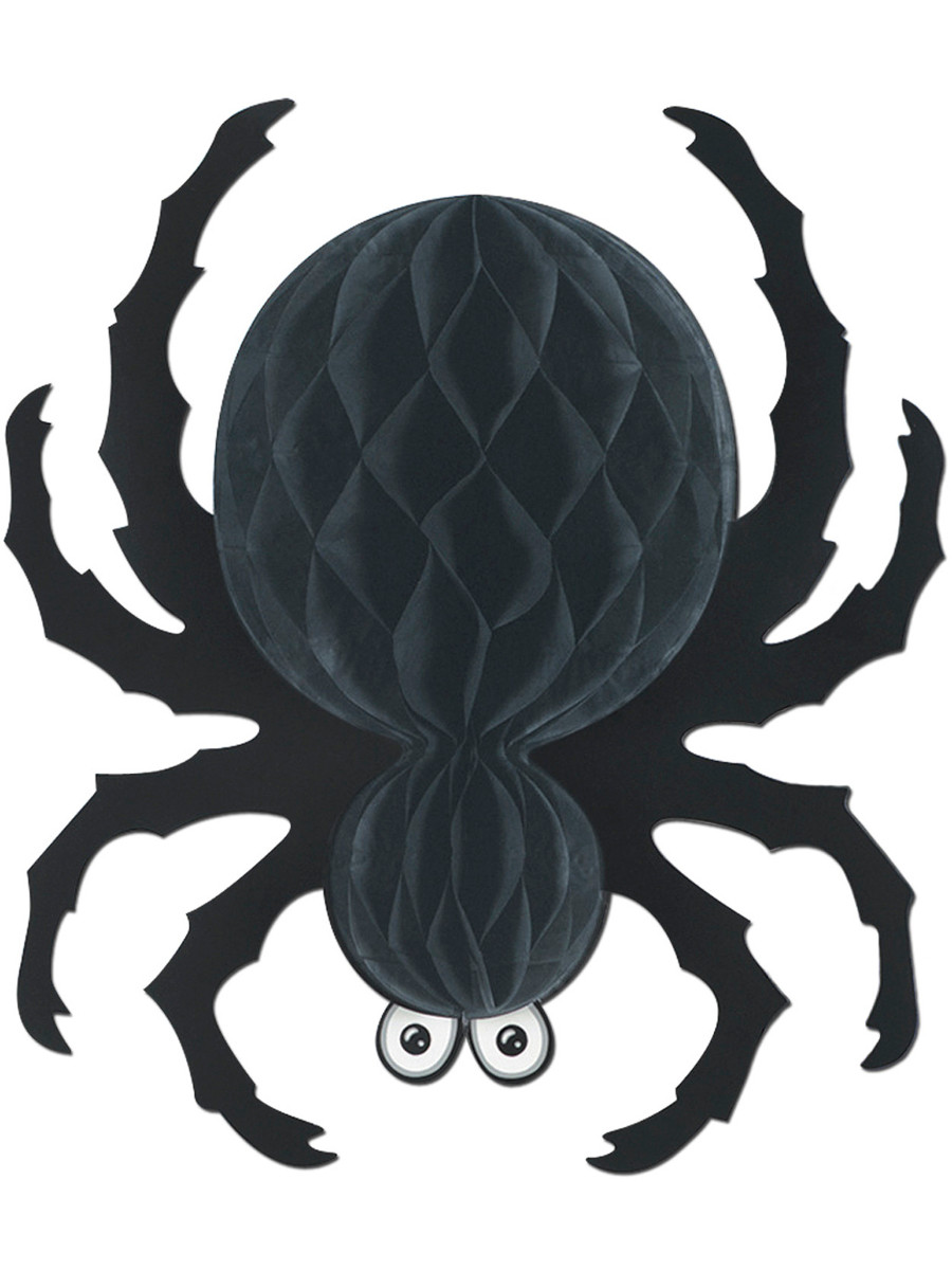 18" Black Tissue Spider
