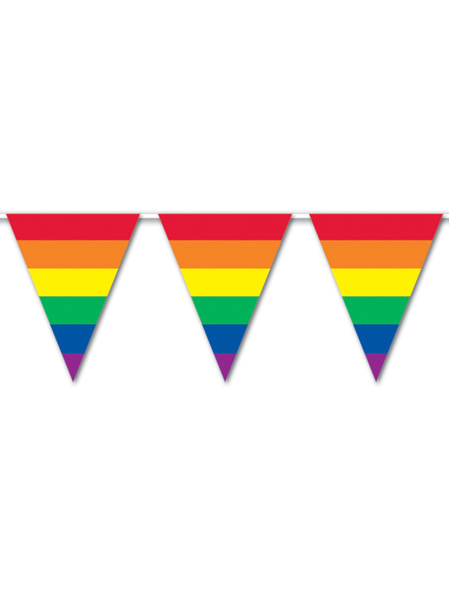 Rainbow Pride Pennant Banner