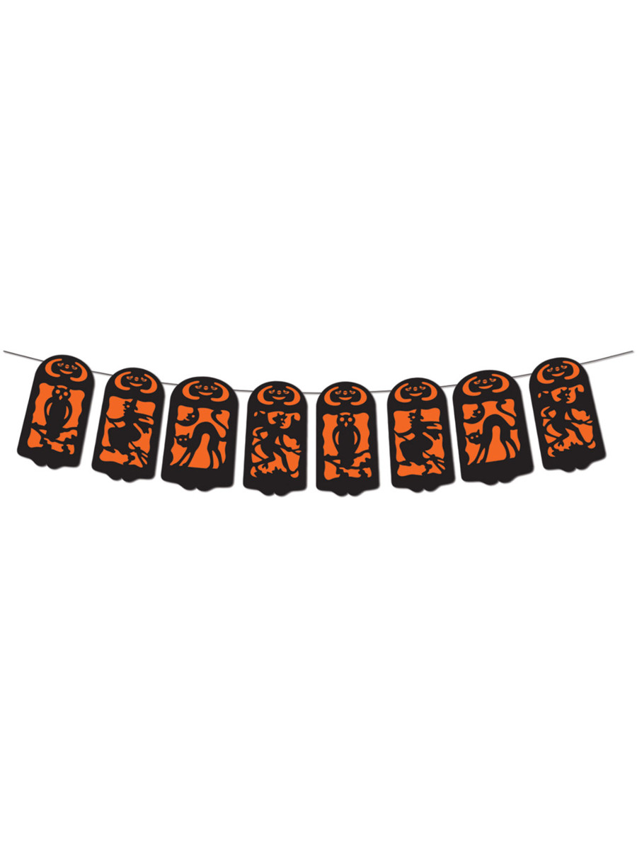 Halloween String Banner 7" x 12'