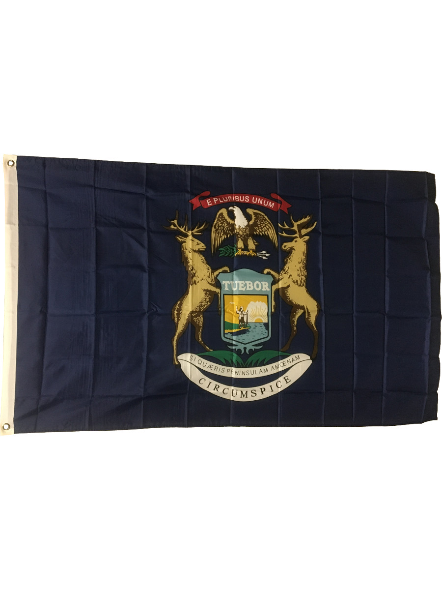 2x3 Michigan State Flag