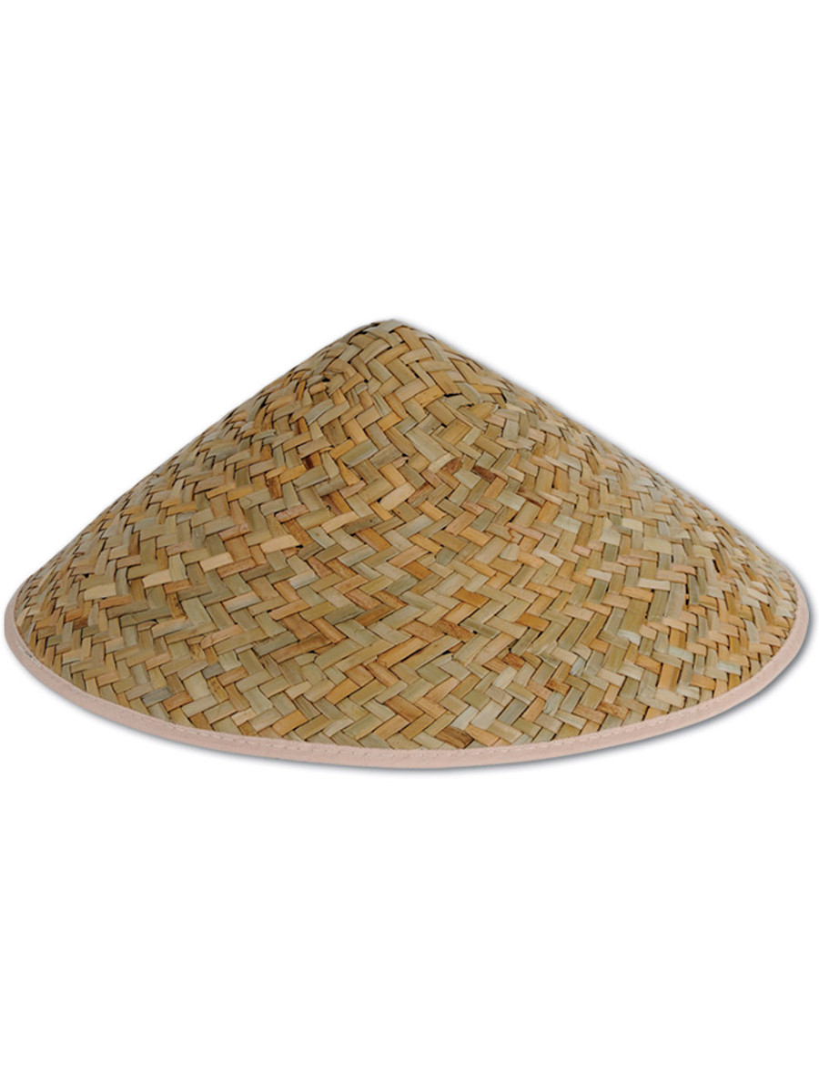 Woven Asian Coolie Sun Hat