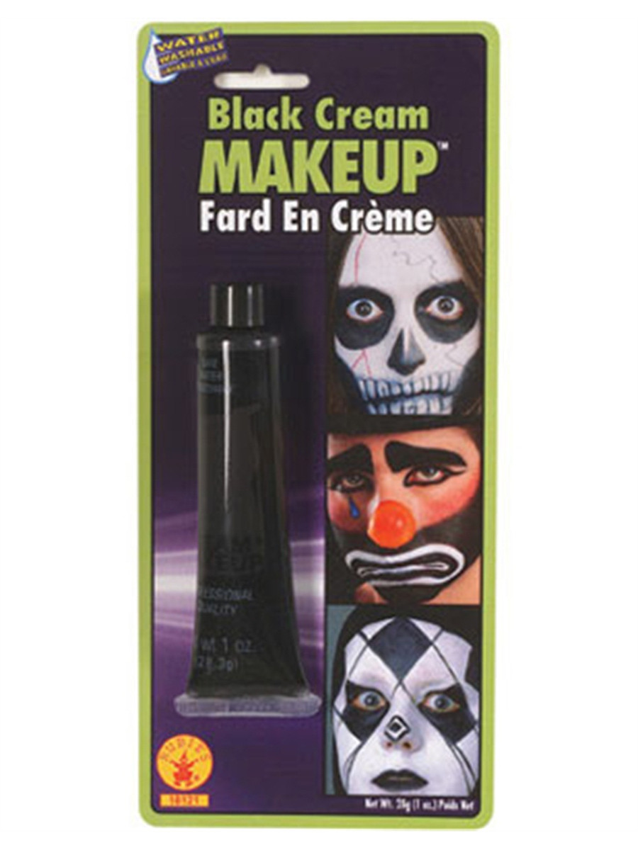 1 Ounce Tube or Black Cream Based Makeup