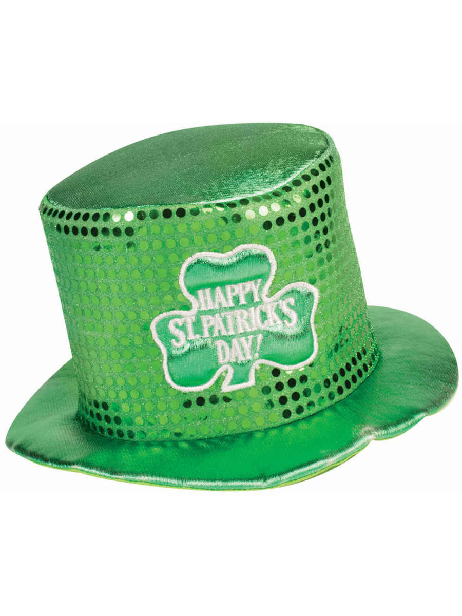 Adult's St. Patrick's Day Sequin Hat