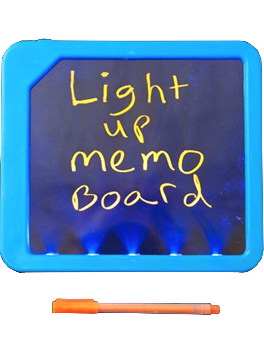 Blue Light-up Memo Board