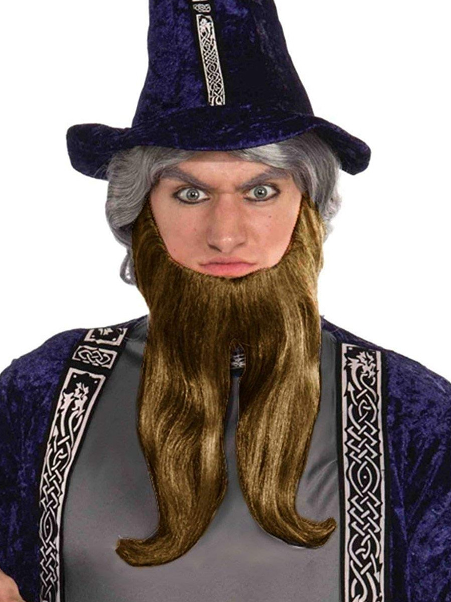 Brown Forked Wizard Beard