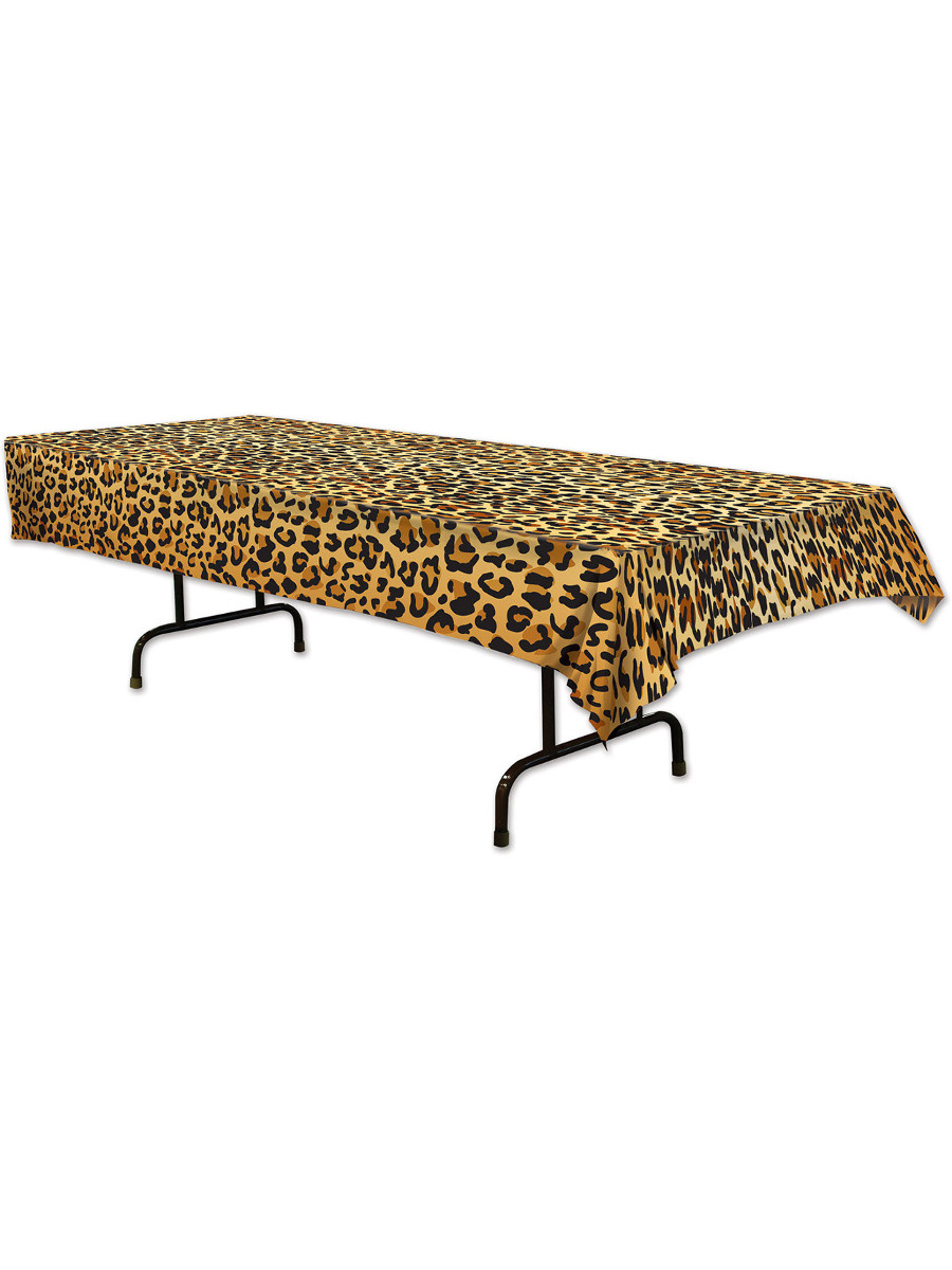 Leopard Print Table Cover