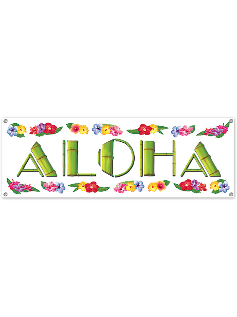 Hawaiian Aloha Banner