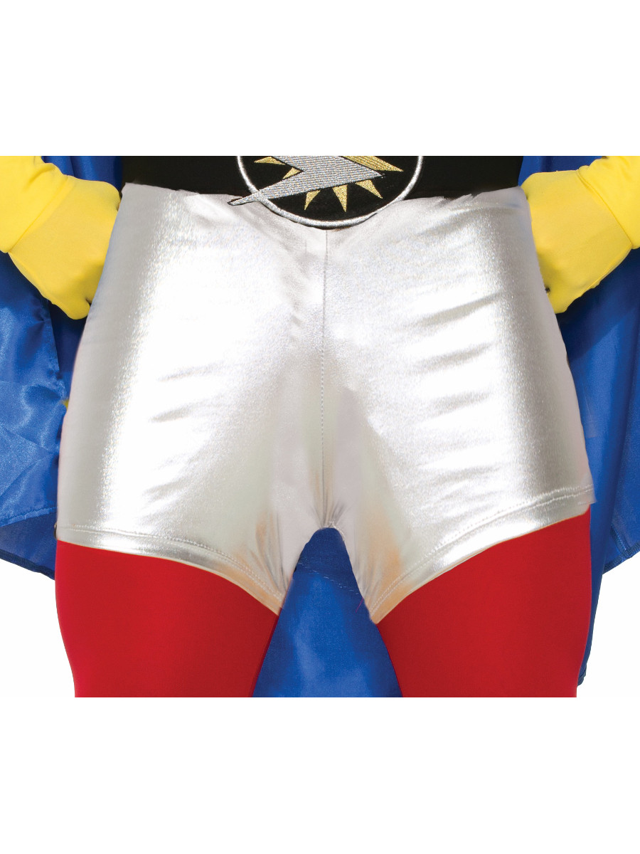 Adult's Be Your Own Superhero Silver Shorts