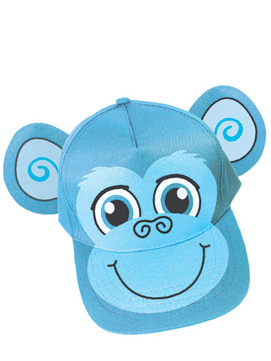 Adult's Blue Monkey Baseball Cap