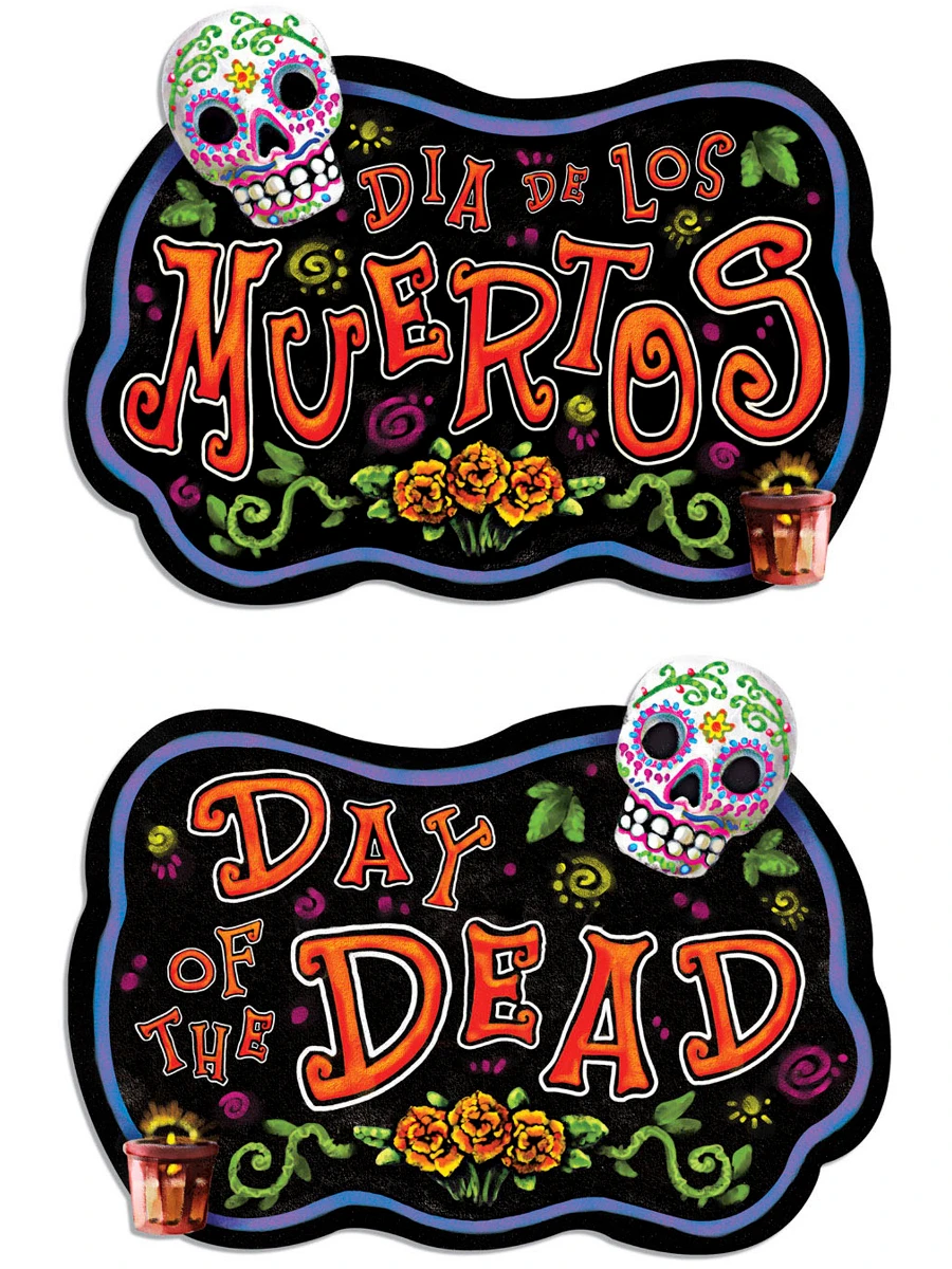 Day Of The Dead 2-Sided Sign