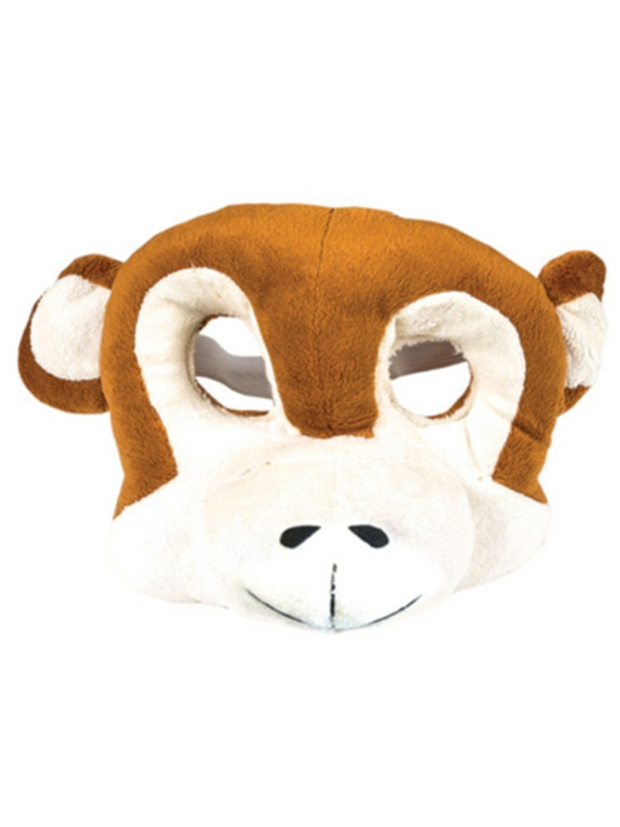 Plush Monkey Mask