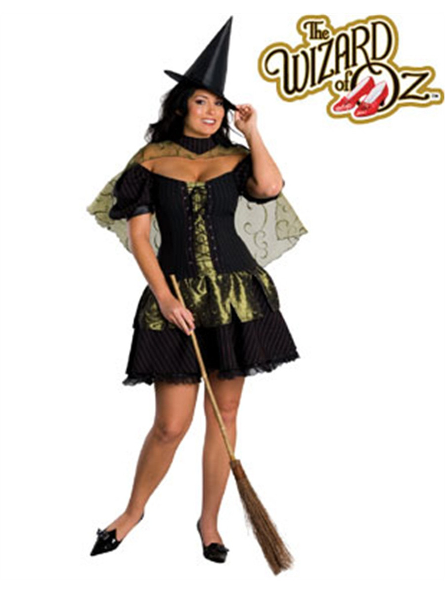 Adult Plus Size 14-16 Wizard of Oz Wicked Witch Costume