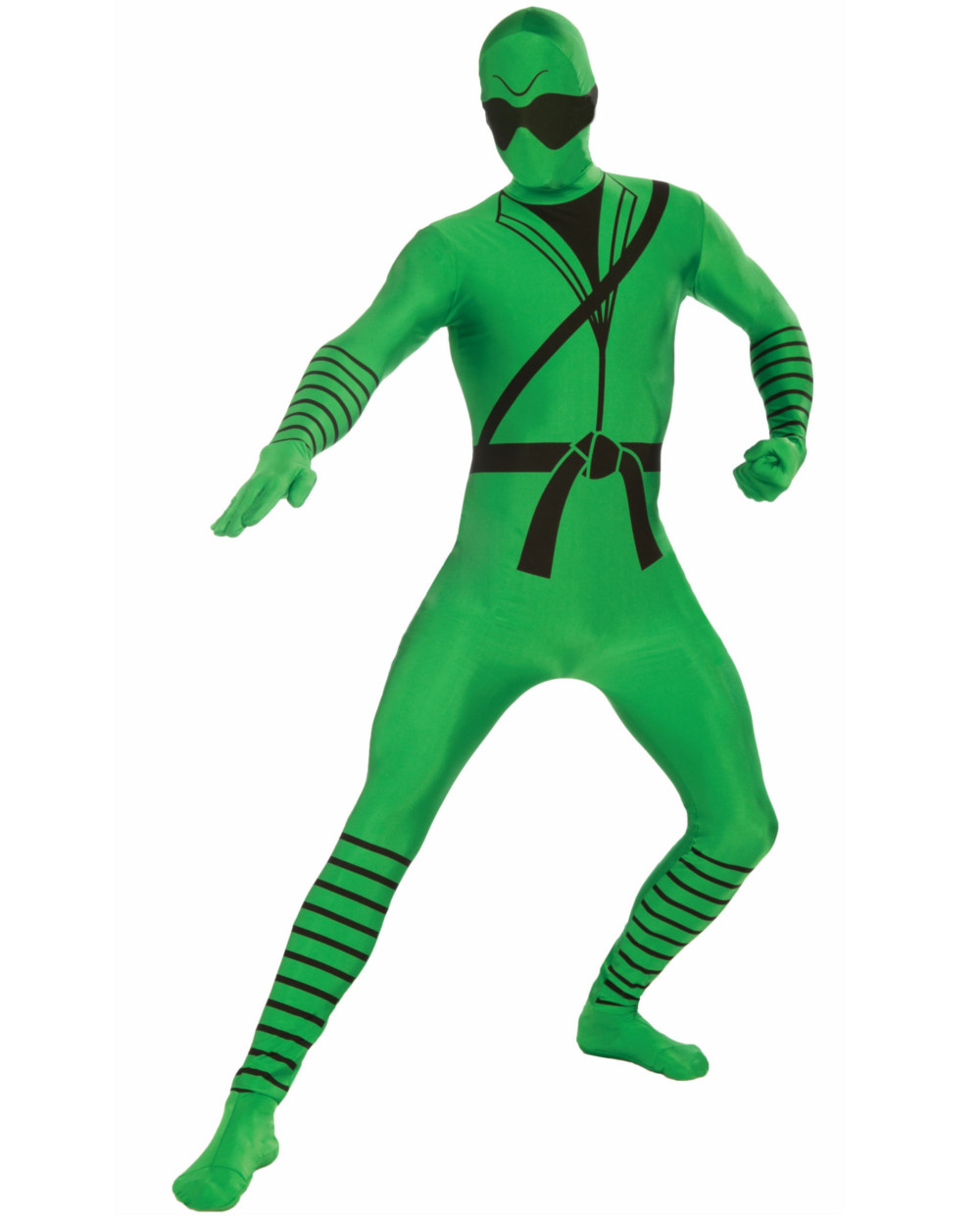 Kid's I'm Invisible Green Ninja Costume