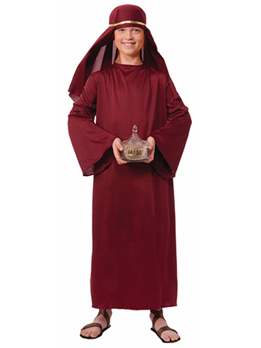 Boy's Burgandy Nativity Robes