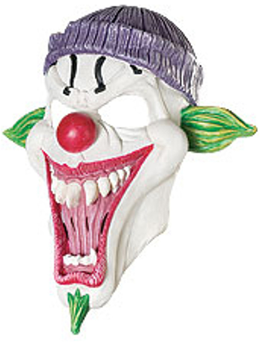 Smiley Evil Clown Vinyl Mask
