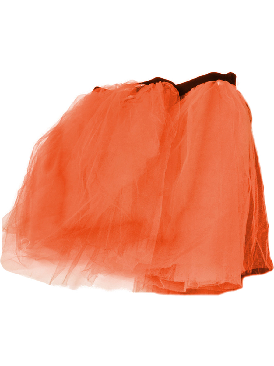 Orange 80s Neon Tutu Skirts
