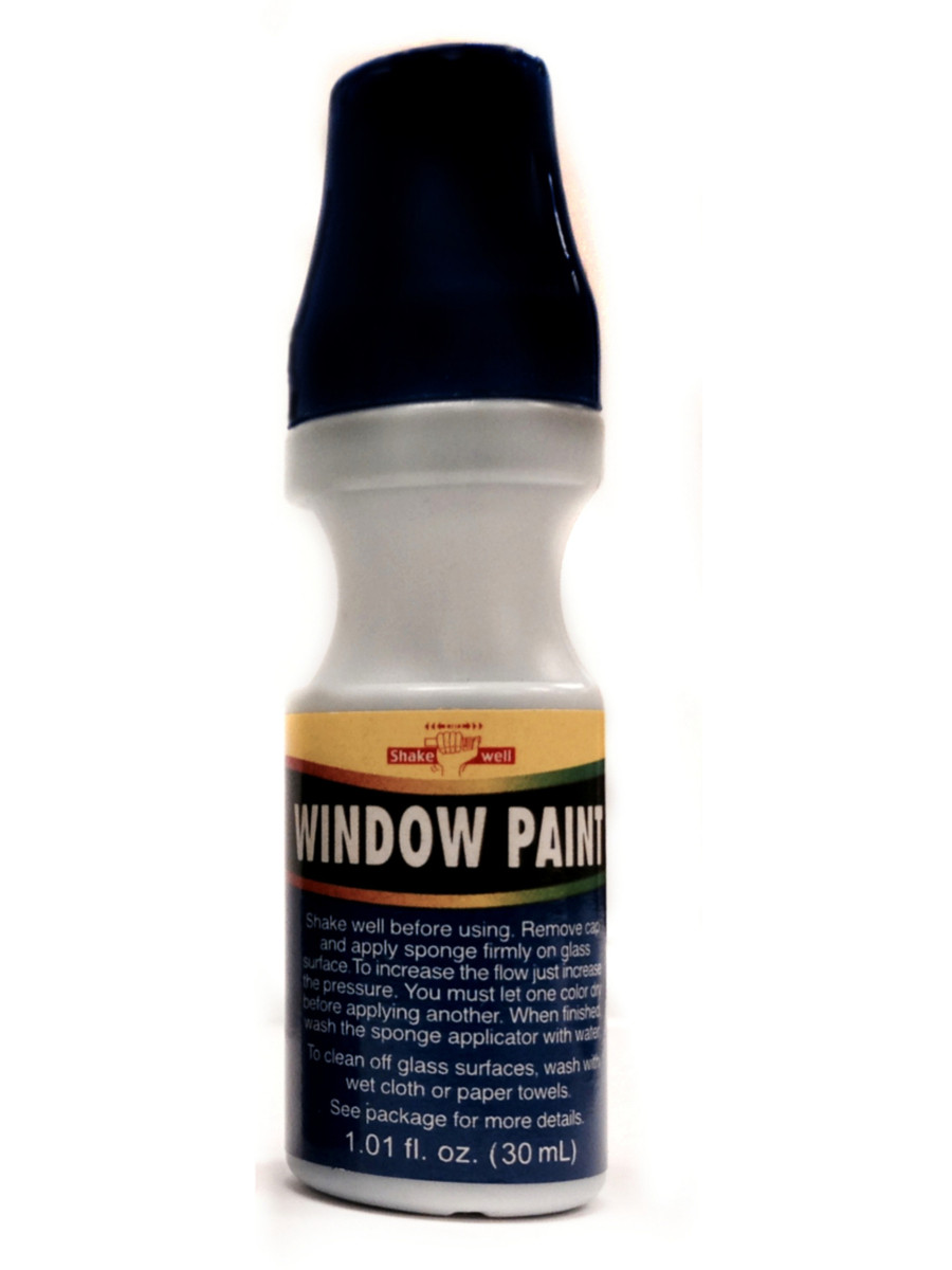 Black Water Washable Window Paint