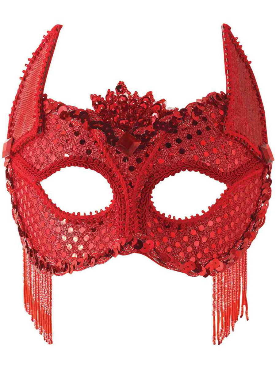 Adult's Devil Half Mask